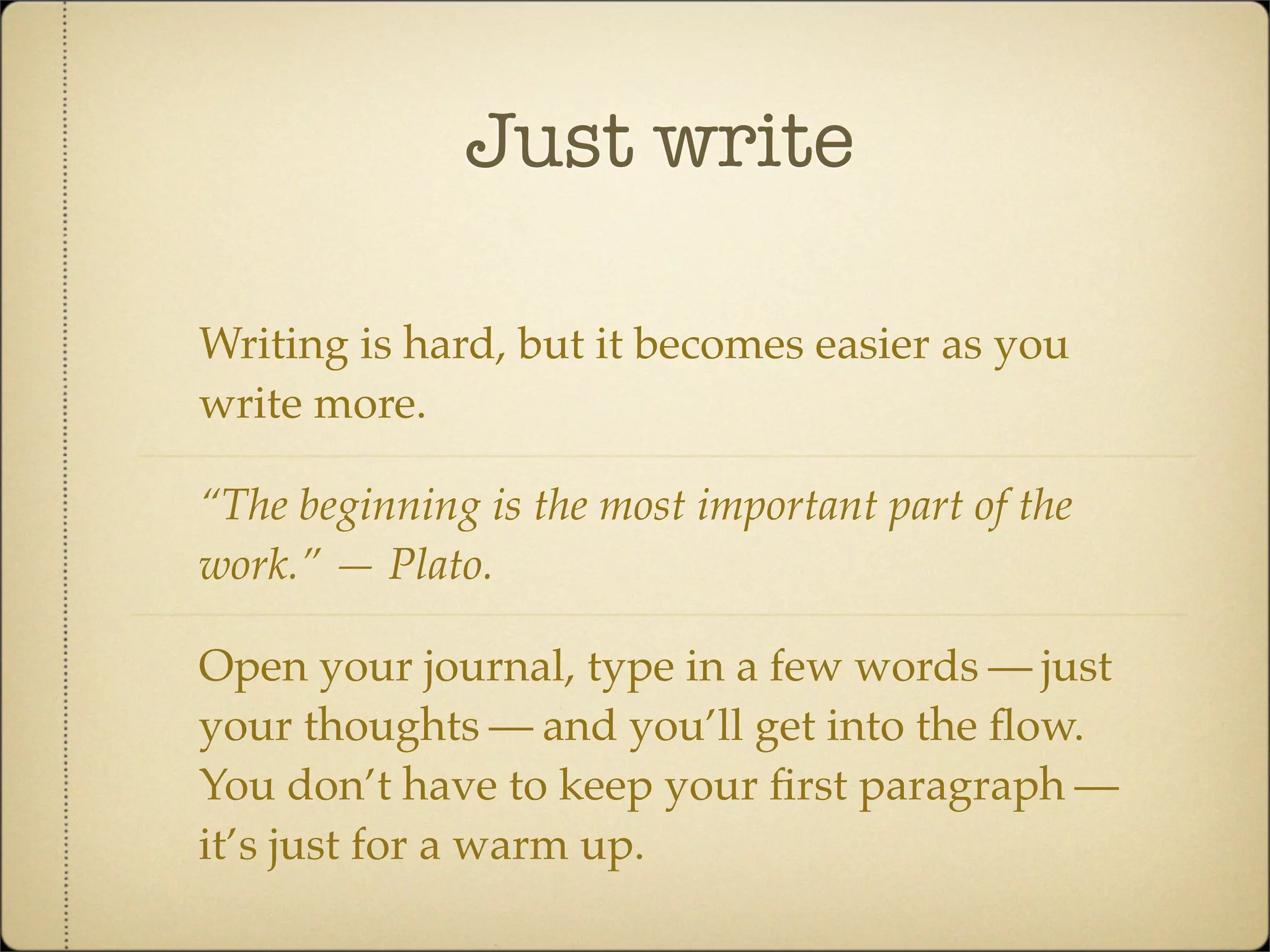 How To Write A Journal | PDF
