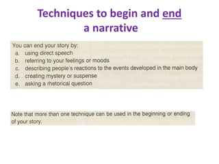 How to-write-a-narrative | PPT