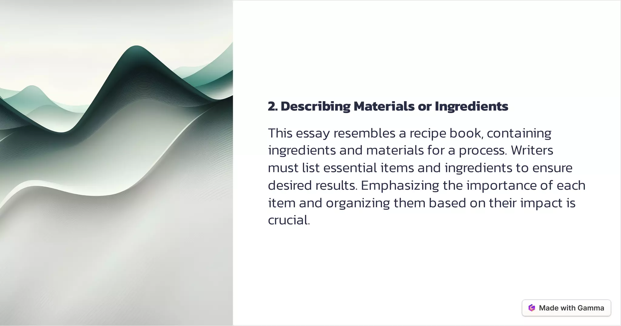 How to Write a Process Essay | PPT