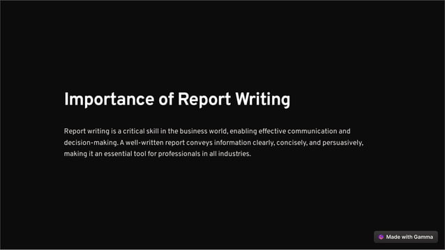 How to Write a Report? - Slideshare | PDF | Business | Business and Finance