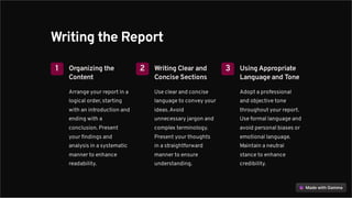 How to Write a Report? - Slideshare | PDF