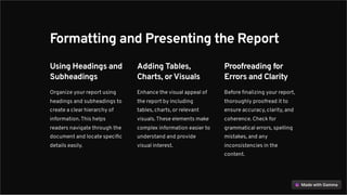 How to Write a Report? - Slideshare | PDF