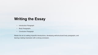 how to Write a short essay | PPTX | Homework and Study | Education