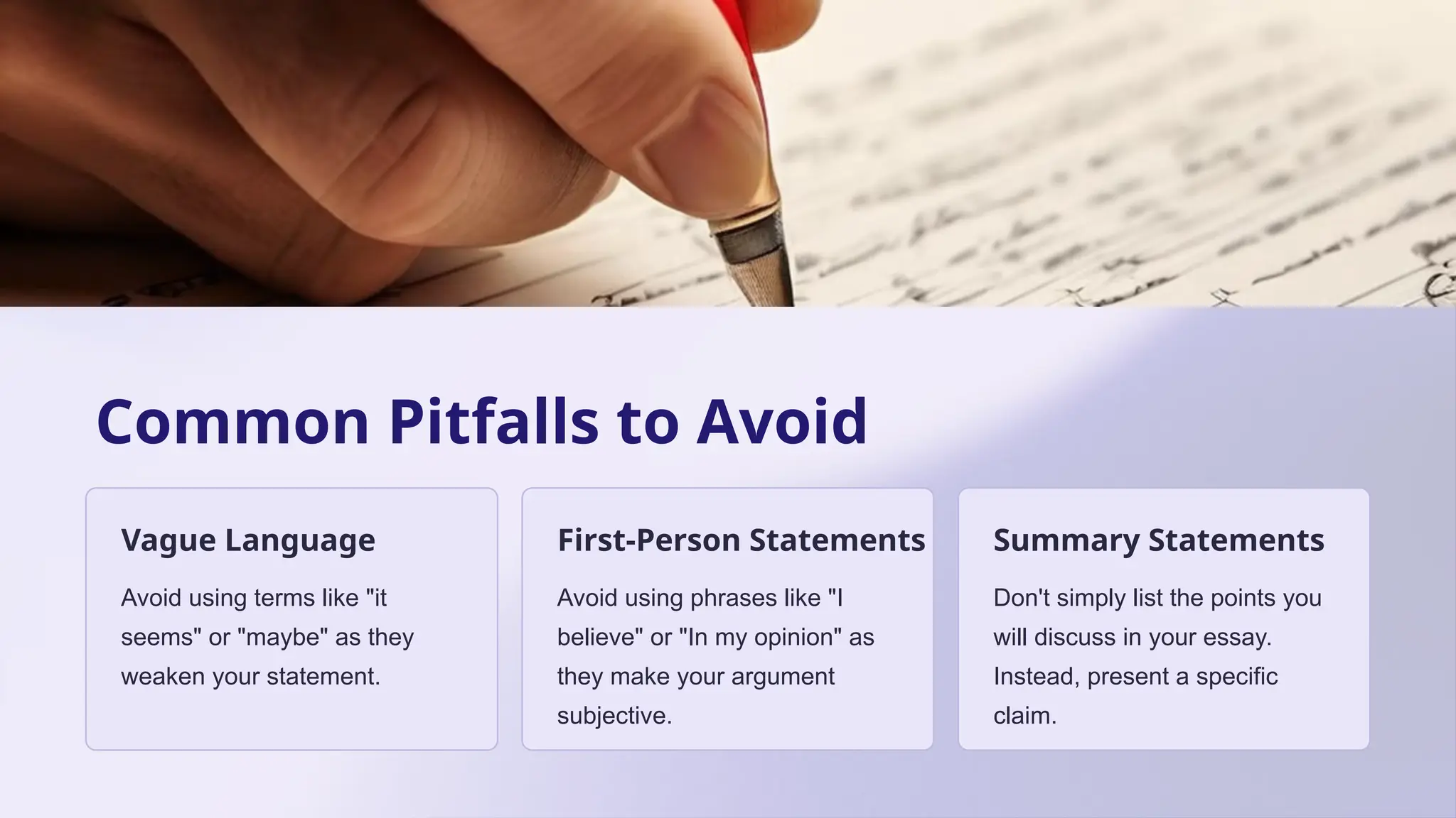 How to Write a Thesis Statement: Key Elements and Tips | PPTX | Education