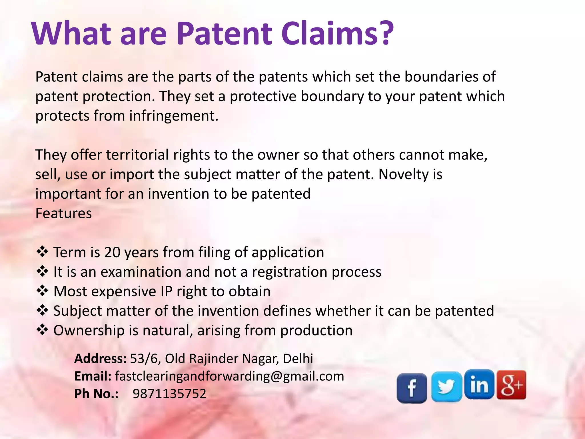 How to Write a Well Drafted Patent Claim? | PPTX