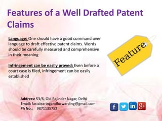 How to Write a Well Drafted Patent Claim? | PPTX
