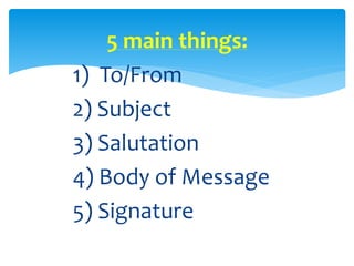 How to-write-an-email | PPTX