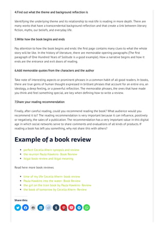 How to write a book review ultimate-guide | PDF