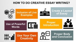 How to Write Creative Essays | PPT