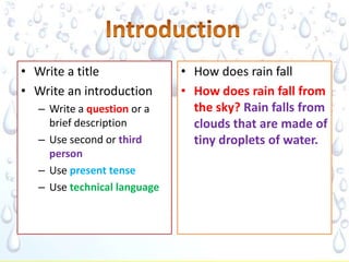 How to write Excellent Explanations | PPTX