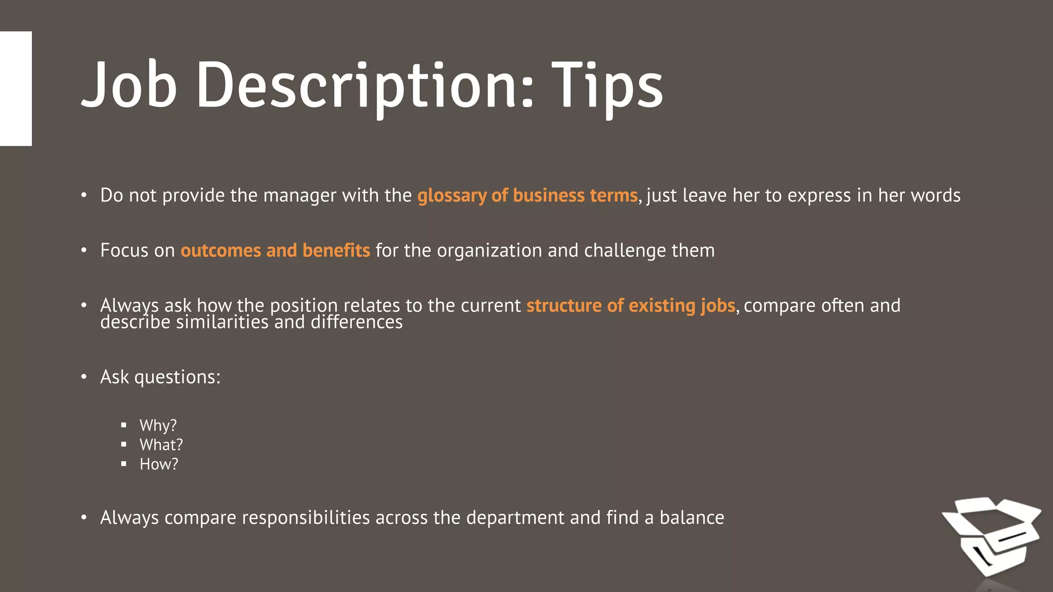How To Write A Great Job Description | PDF
