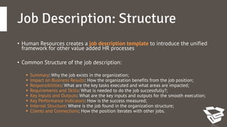 How To Write A Great Job Description | PDF