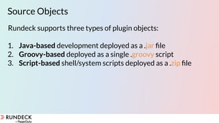 How to Build a Custom Plugin in Rundeck | PDF
