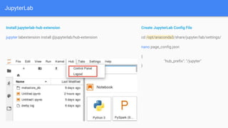 How to create a multi tenancy for an interactive data analysis with jupyter hub and ldap | PPT
