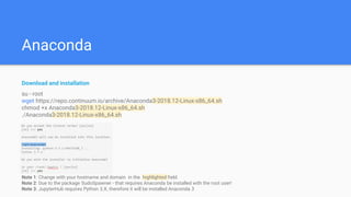 How to create a multi tenancy for an interactive data analysis with jupyter hub and ldap | PPT