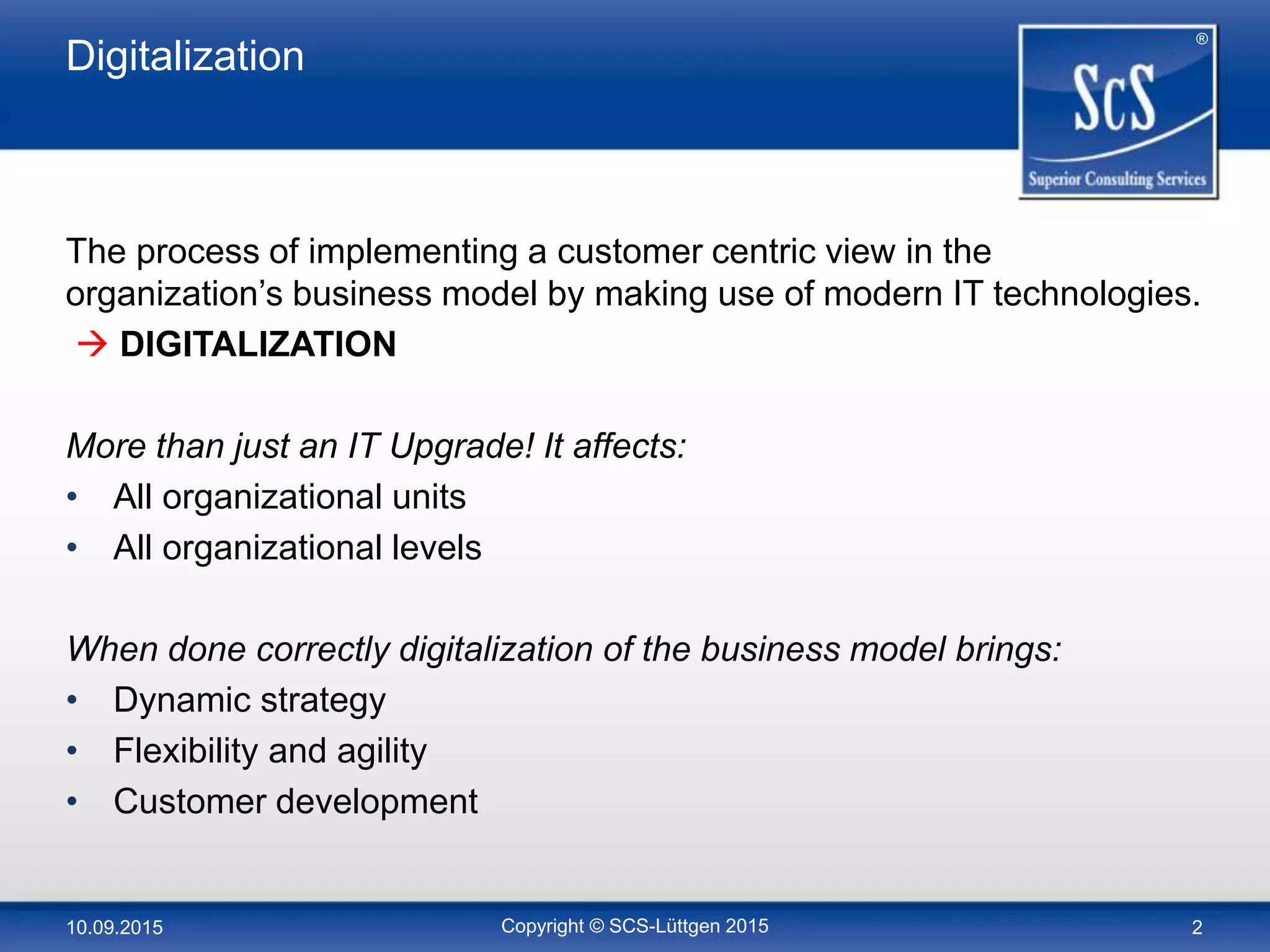 The Process of Digitalization - A How-To Guide | PPTX