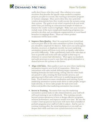 B2B Marketing Automation How-To Guide | PDF