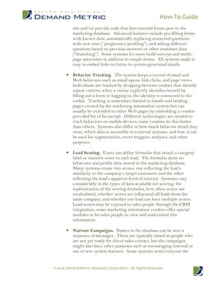 B2B Marketing Automation How-To Guide | PDF