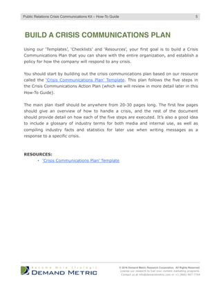 PR Crisis Communications Kit - How-To Guide | PDF