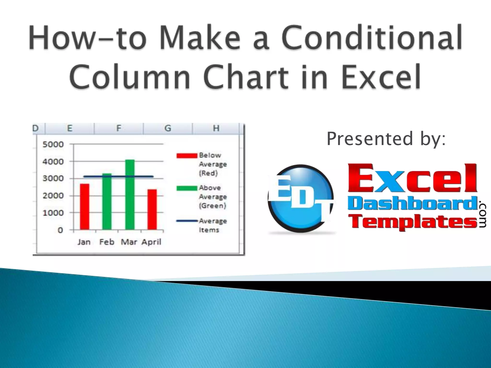 How to make a conditional column chart in Excel | PPTX | Technology & Computing