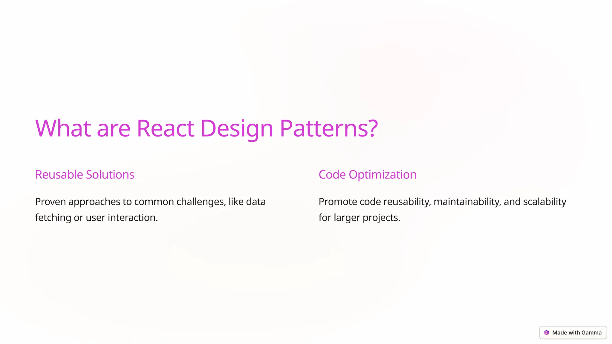 How Top React Design Patterns Are Shaping the Development Lifecycle? | PPT