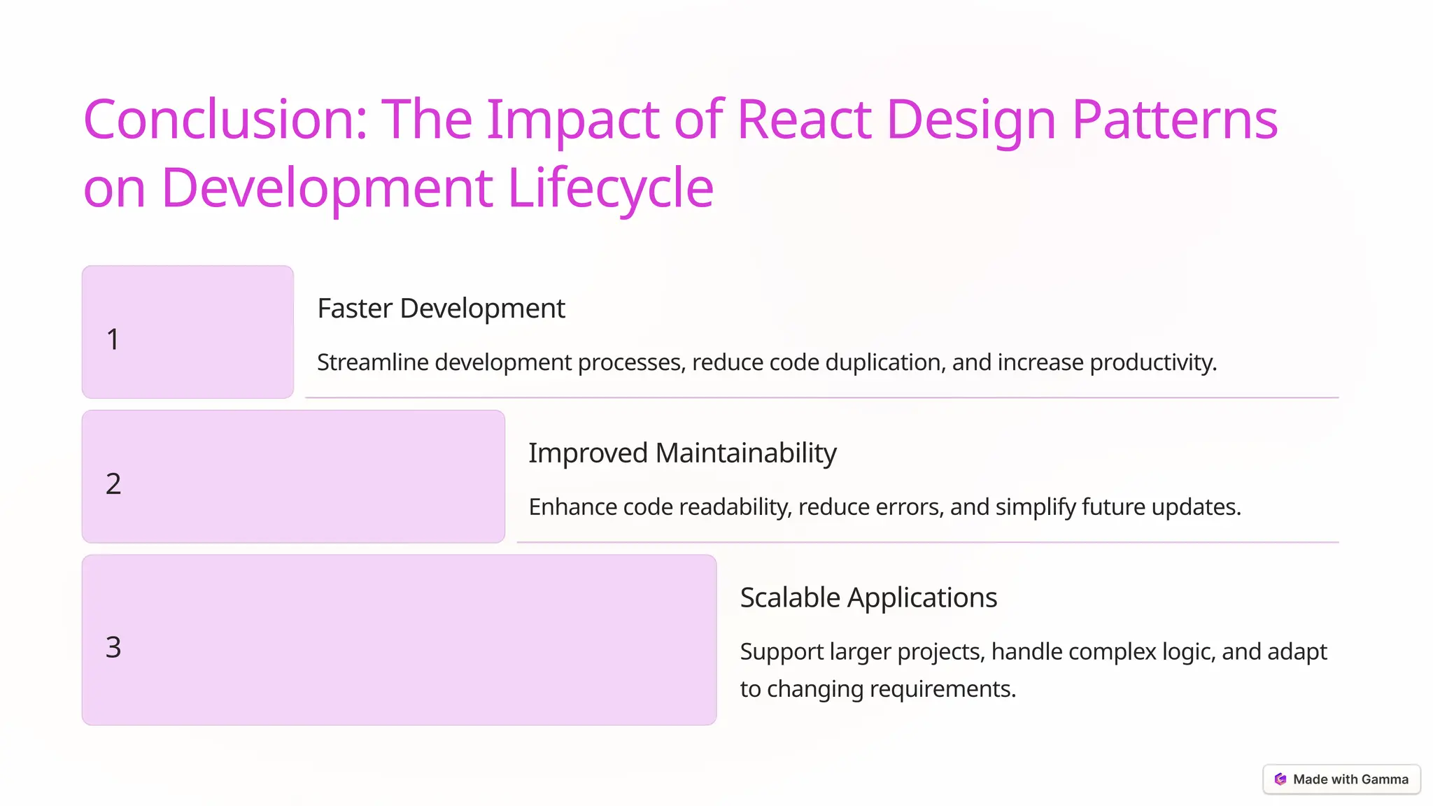 How Top React Design Patterns Are Shaping the Development Lifecycle? | PPT