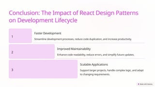 How Top React Design Patterns Are Shaping the Development Lifecycle? | PPT