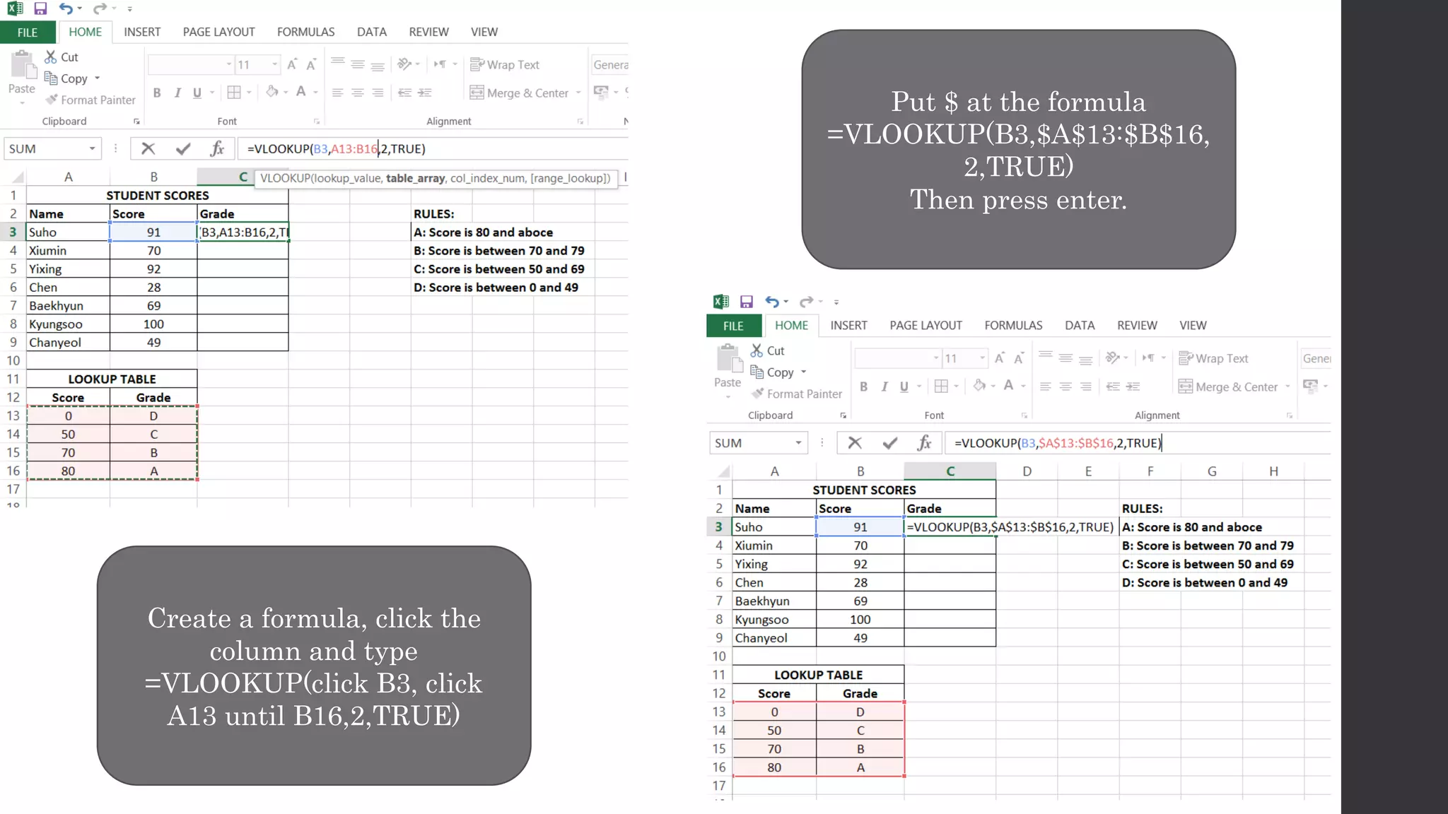 How to use vlookup function | PPT