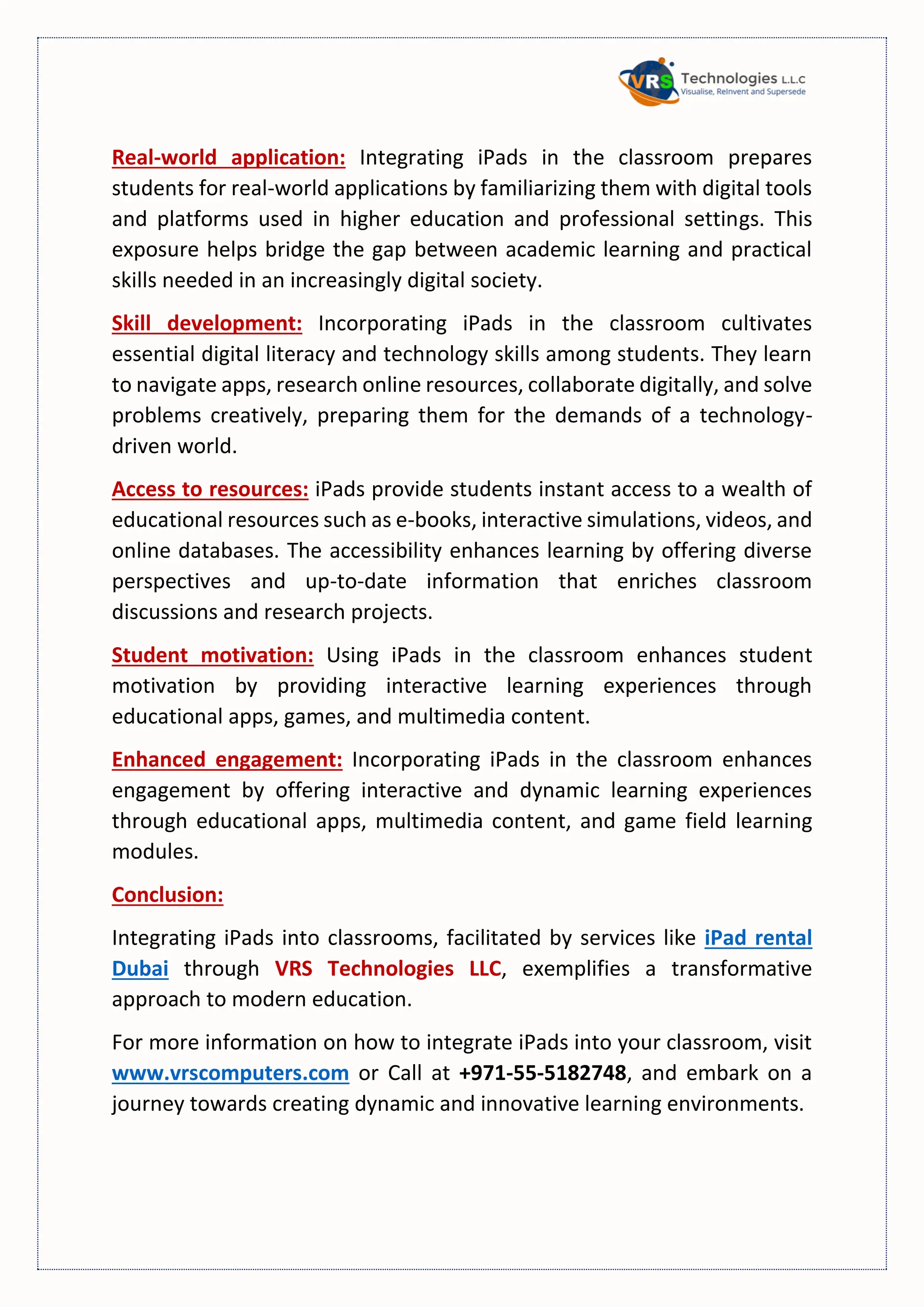 How useful are Apple iPads for Classrooms? | PDF
