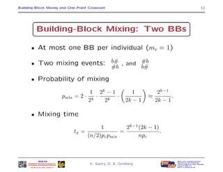 How Well Does A Single-Point Crossover Mix Building Blocks with Tight ...