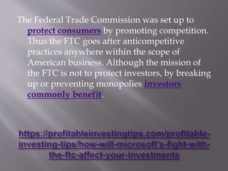 How Will Microsoft’s Fight with the FTC Affect Your Investments? | PPT
