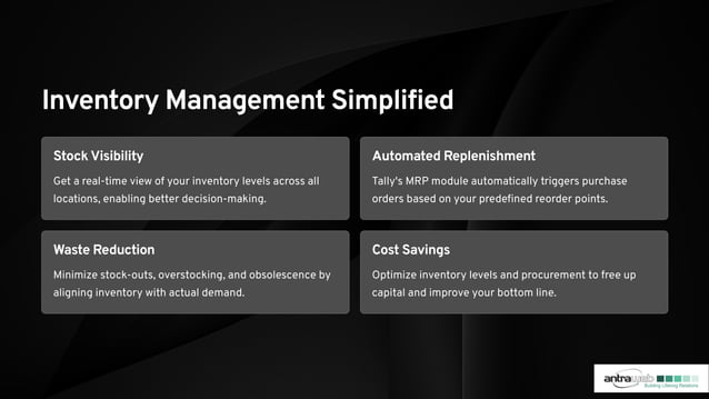 How You Can Use Tally For Material Requirement Planning | PDF ...