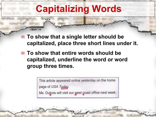 HOW 12 Proofreading Symbols.ppt