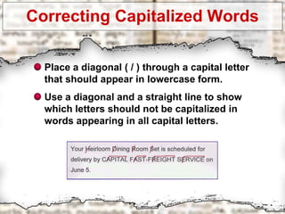 HOW 12 Proofreading Symbols.ppt