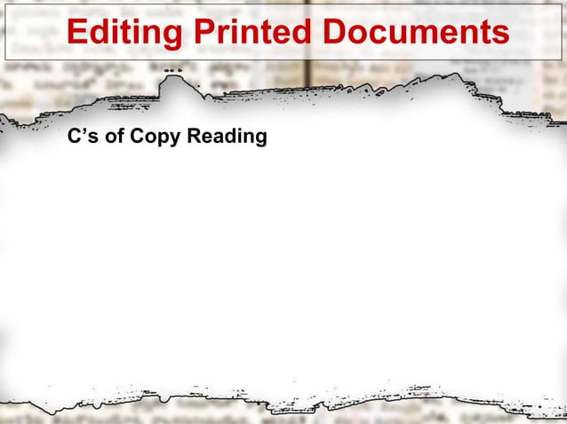HOW 12 Proofreading Symbols.ppt