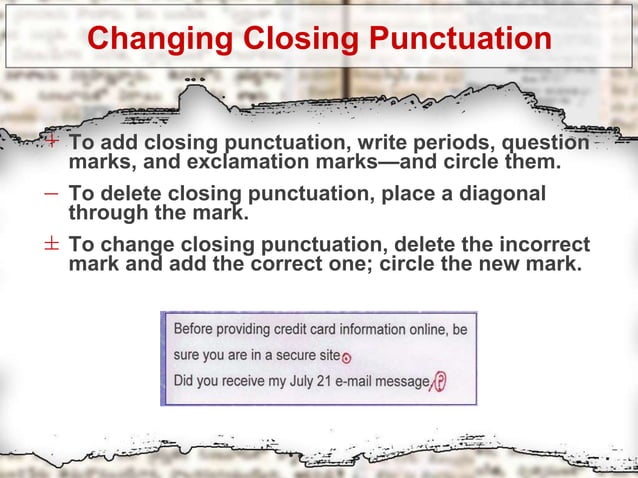 HOW 12 Proofreading Symbols.ppt