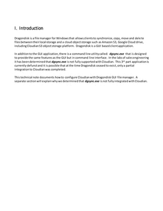 How to configure Cloudian HyperStore with Dragon Disk S3 Client | PDF