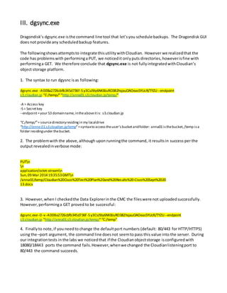 How to configure Cloudian HyperStore with Dragon Disk S3 Client | PDF