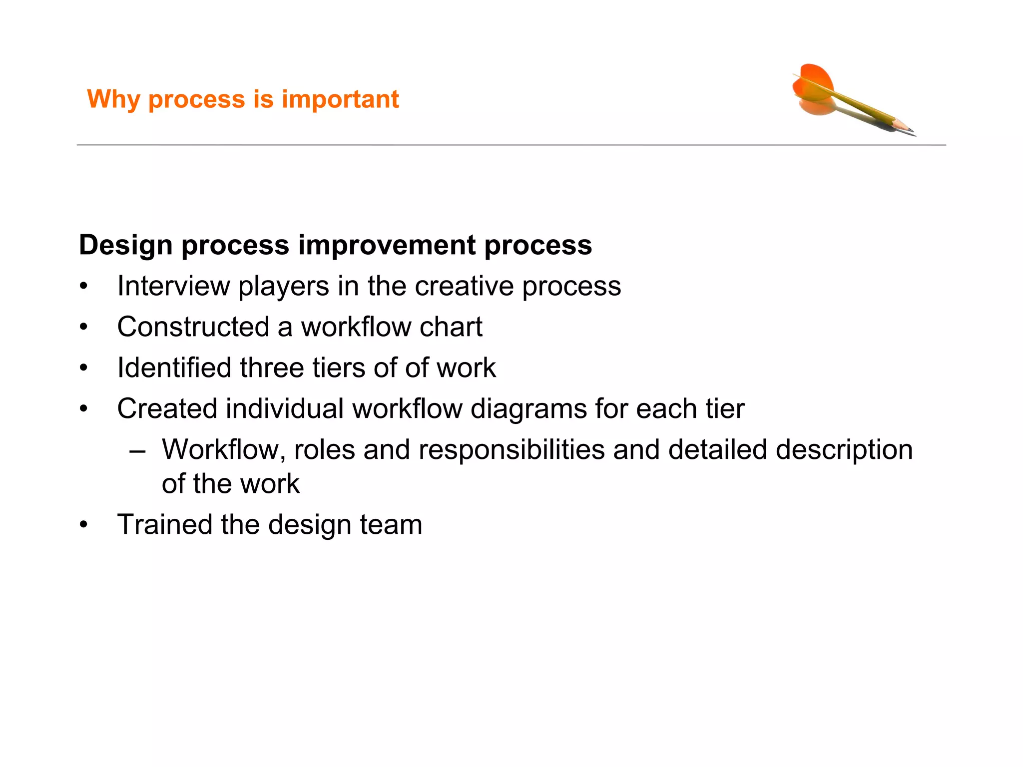 HOW Design Conference 2010 Process Imporvement | PPT