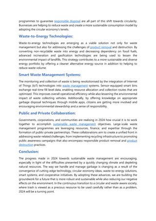How 2024 is Revolutionising Sustainable Waste Management.pdf | Environmental Services Industry ...