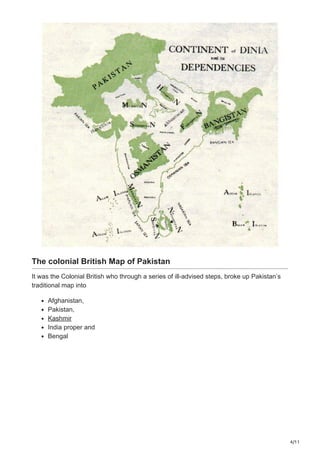 How2havefun.com evolution of the map of pakistan | PDF