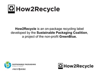 How2Recycle presentation 7/7/2014 | PPTX