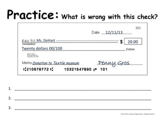 How to Write a Check: An Overview | PDF