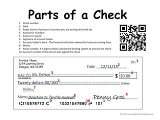 How to Write a Check: An Overview | PDF