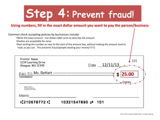 How to Write a Check: An Overview | PDF