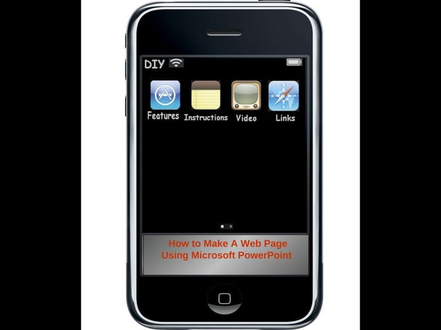 How To Make A Webpage Using PowerPoint | PPT | Web Design and HTML ...