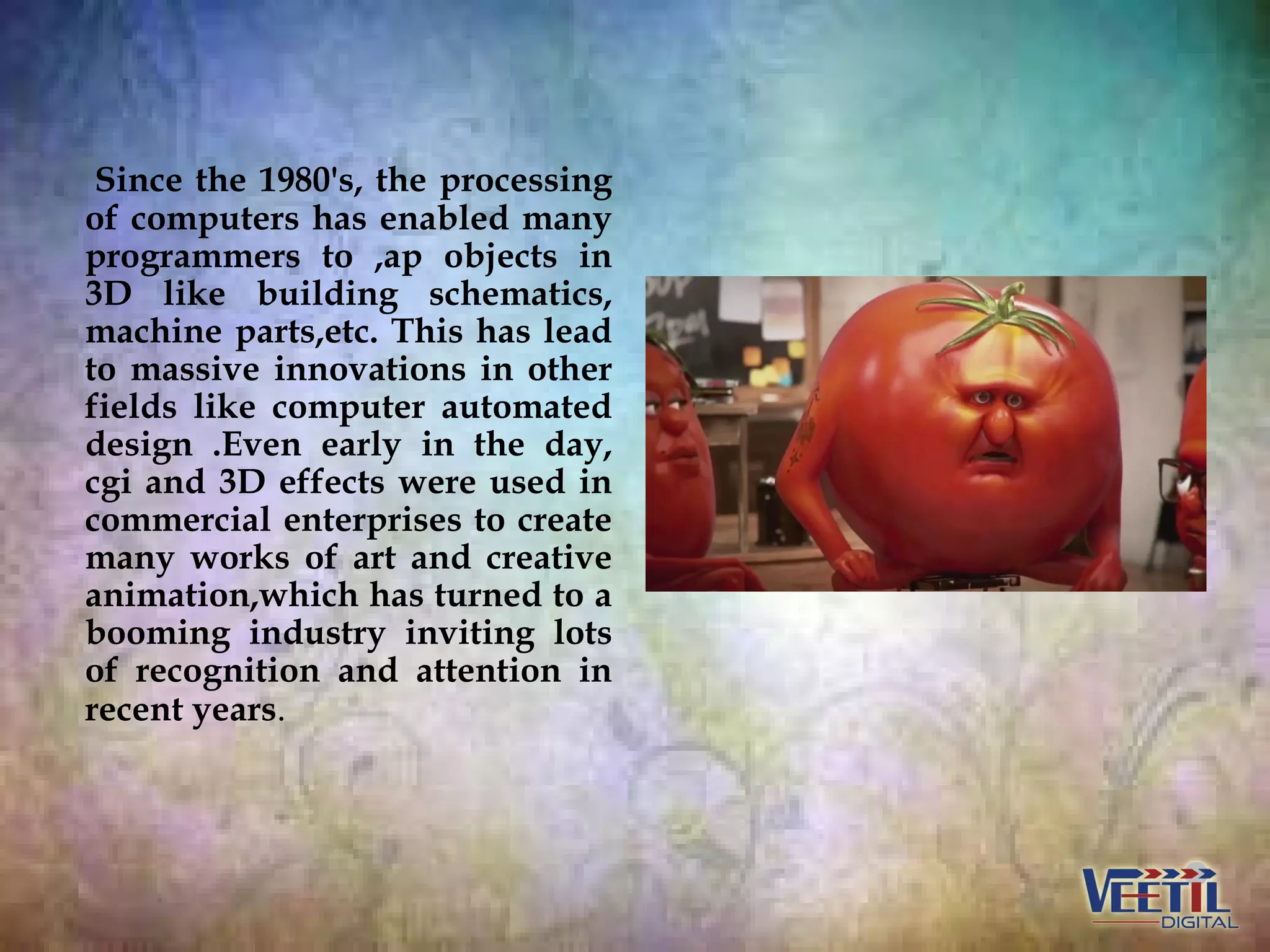 How 3D Animation Industry is Growing? | PPT