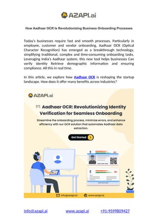 How Aadhaar OCR Is Revolutionizing Business Onboarding Processes.docx