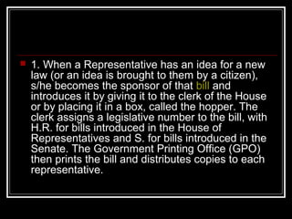 How a bill becomes a law | PPT