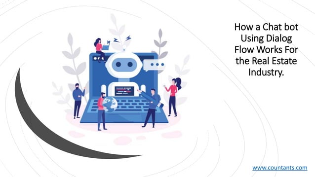 How a chat bot using dialog flow works | PPT